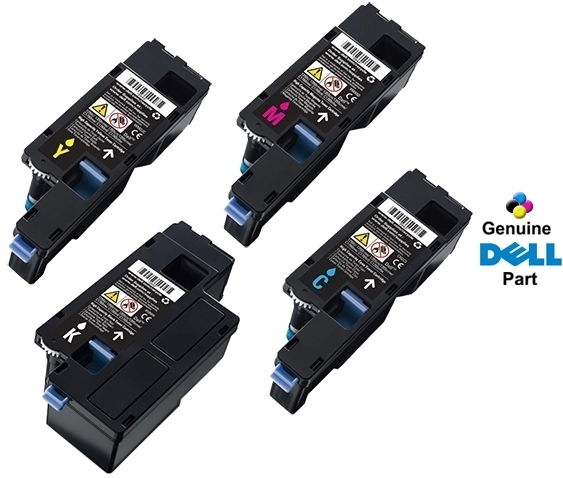 Dell XKP2P YX24V MHT79 J95NM Toner Cartridge black & color 1250 1250c ...