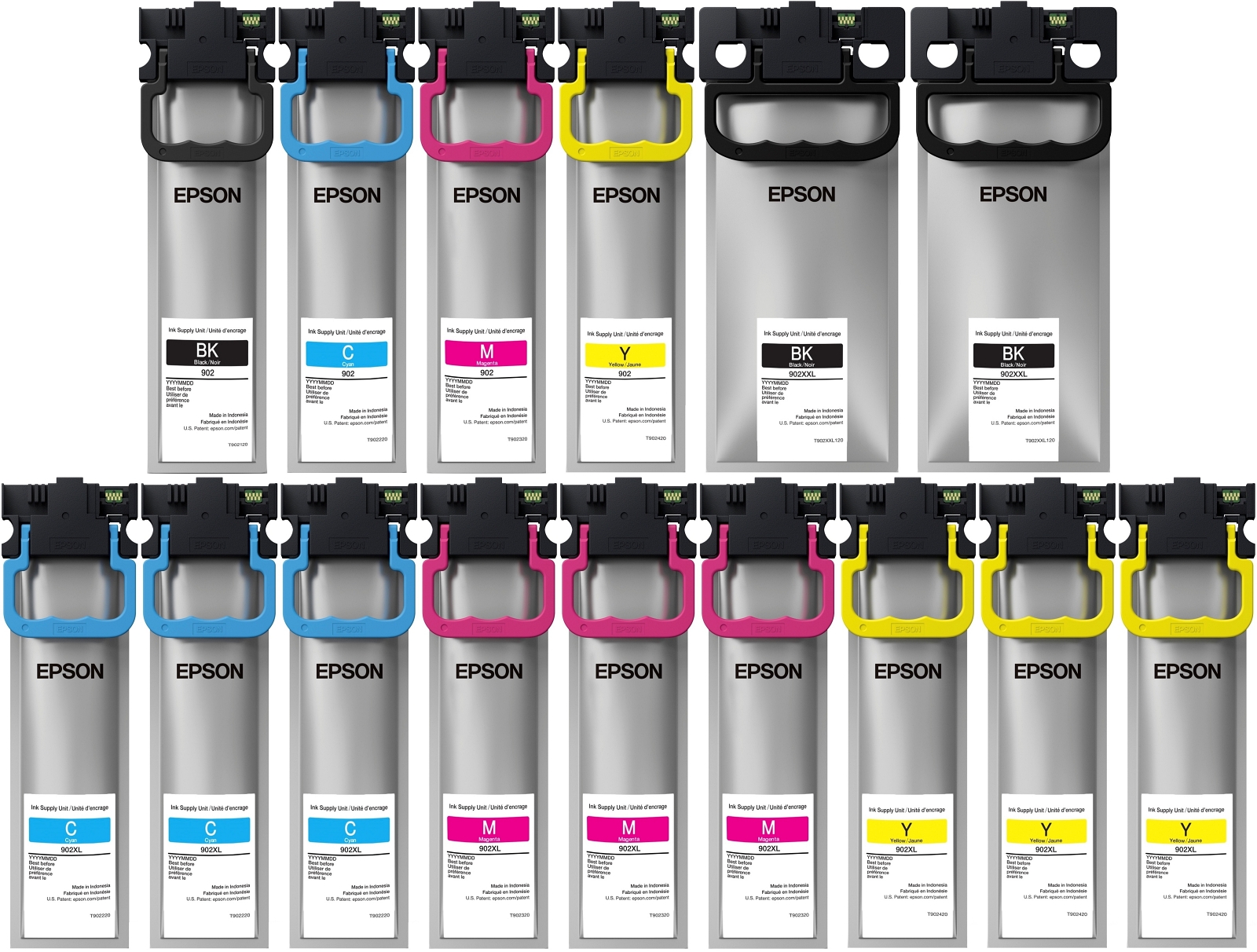 Epson C11CG02201-LB WorkForce Pro WF-C5790 Color MFP Ink System With Up ...