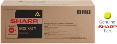 Sharp MX-C35TY Toner Cartridge Yellow MX-C357F MX-C407P - Sun Data Supply